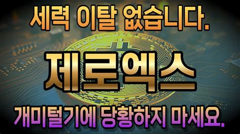 제로엑스 코인전망 최근에 나온 조정은 대찬 상승을 암시하는 시그널 제로엑스코인제로엑스코인전망제로엑스코인분석제로
