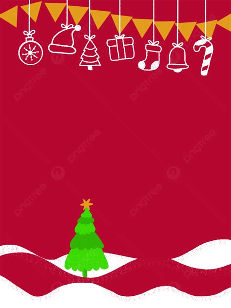 귀여운 손으로 그린 크리스마스 배경 배경 화면 및 일러스트 무료 다운로드 Pngtree