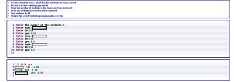 Create A Student Struct Which Has The Attributes Of