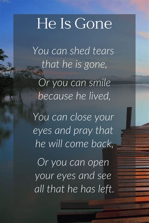 21 Funeral Poems For Dad In Loving Memory
