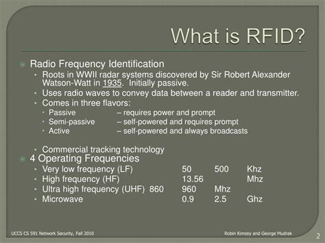 Ppt State Of Rfid Security Powerpoint Presentation Free Download Id 868776