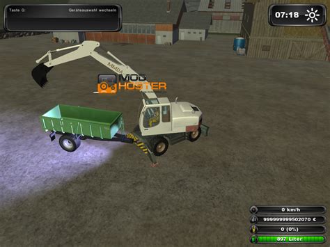 FS2011 Liebherr Excavator v Exevators Mod für Farming Simulator 2011