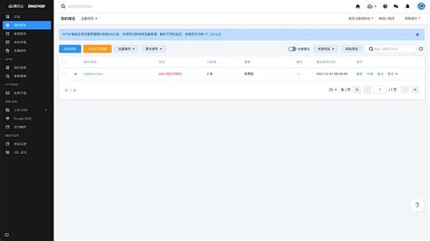 管理控制台 Dnspod