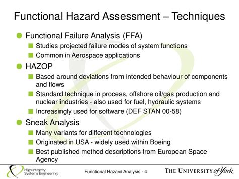 PPT Functional Hazard Assessment PowerPoint Presentation Free Download ID
