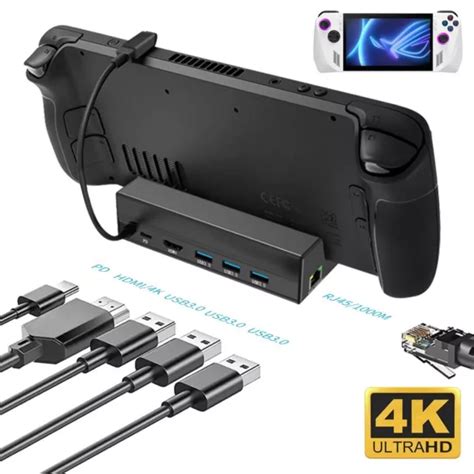 Gigabit Ethernet Handheld Console Stand Base For Asus Rog Ally Steam Deck Eur 30 58 Picclick Fr