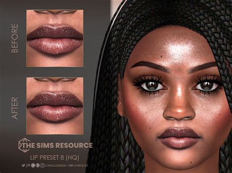 The Sims Resource Lip Preset 8 HQ