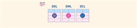 What Are Ddl Dml And Dcl In Sql Scaler Topics