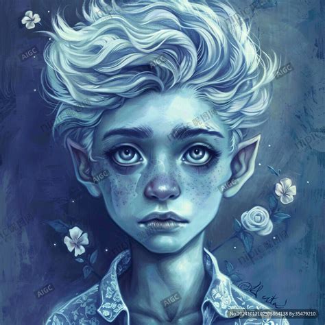 Ai创作图写实人物插画 国外插画 欧美风格插画 数字油画插画设计 欧美插画 插画 欧美国外插画 数字油画插画 插画 欧美风插画 欧美动漫插画 插画头像 欧美风绘画 水彩画一个蓝眼睛的小男孩