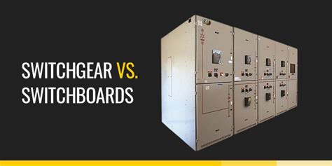 Switchgear Vs Switchboards Thompson Power Systems