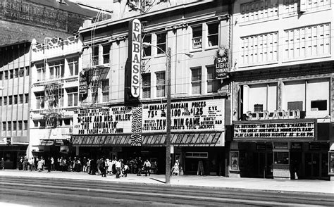 San Francisco Theatres The American Rialto Rivoli Embassy Theatre