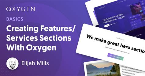 Tutorial Oxygen Basics Creating Featuresservices Sections With Oxygen — Oxygen
