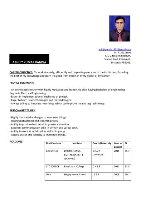 Abhijit Resume1 Doc