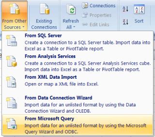 Excel 2007 Query Parameters Damir S Corner