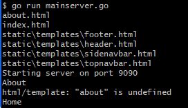 Go Html Template Xxx Is Undefined Error For One Page But Not The Other Stack Overflow