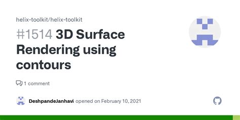 3d Surface Rendering Using Contours · Issue 1514 · Helix Toolkithelix