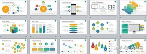 超实用可编辑ppt模板素材下载 23个技术路线图148页流程图模块图 知乎