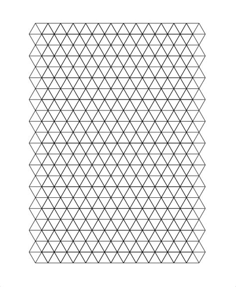 Triangle Grid Paper Printable Grid Paper Printable