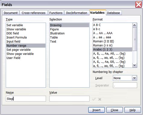 Defining Your Own Numbering Sequences Apache Openoffice Wiki