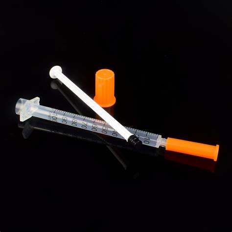 Jeringa De 1 Ccml De 30 Ga De 0512in Y 05 Pulgadas Con Aguja Paquete De