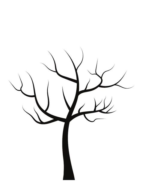 Printable Outlines Of Trees