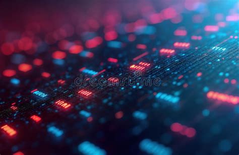 Closeup Digital Texture Displays Pixelated Patterns Binary Code High