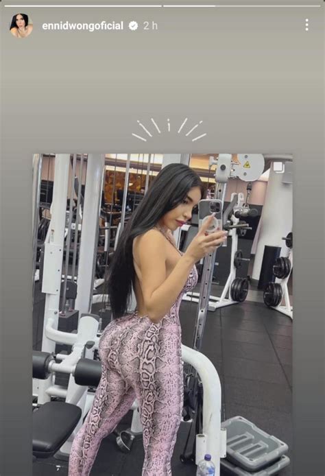 Ennid Wong En Foto Tiene El Mejor Perfil En El Gimnasio
