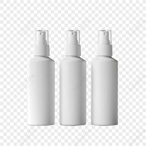 제품 모형 3d 렌더링 그림을 위한 빈 흰색 스프레이 병 메이크업튜브포장 Png 일러스트 무료 다운로드 Lovepik