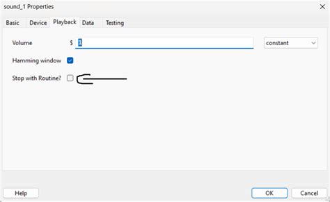 Running Different Sounds Outer Loop While Running Stroop Task Inner
