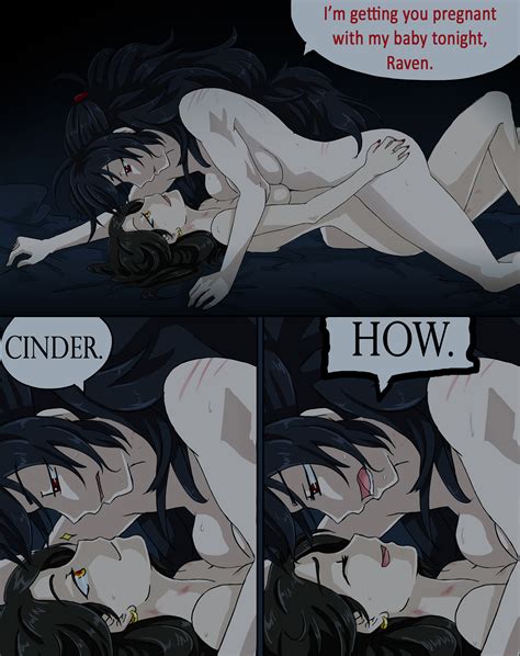 Rule 34 2girls Black Hair Cinder Fall Gold Earrings Gold Eyes Golden Eyes Humor Multiple Girls