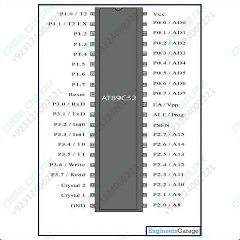 At89c52 8 Bit Microcontroller In Pakistan Digilog Pk