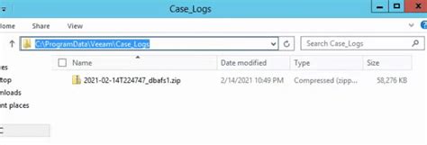 Easy Veeam Agent Logs Collection UBX Cloud