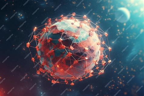 Premium Ai Image Planetary Orbital Communication Network A Cyber Perspective Generative Ai