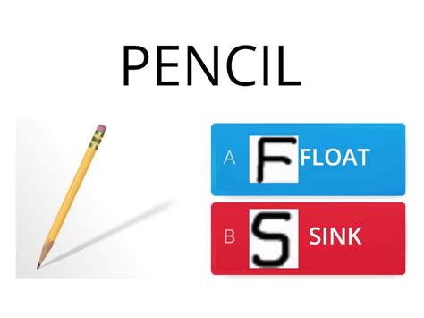 SINK OR FLOAT Quiz