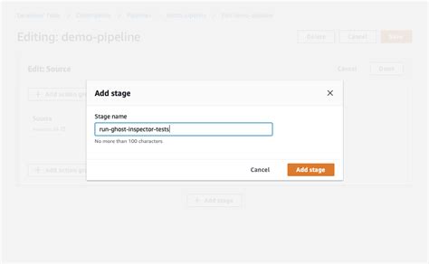 Aws Codepipeline — Ghost Inspector