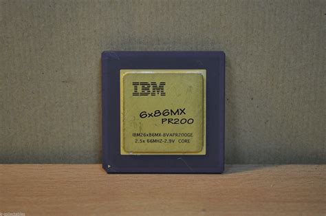 IBM X MX PR IBM X MX BVAPR GE X Vintage Ceramic GOLD Processor Retro PC Store