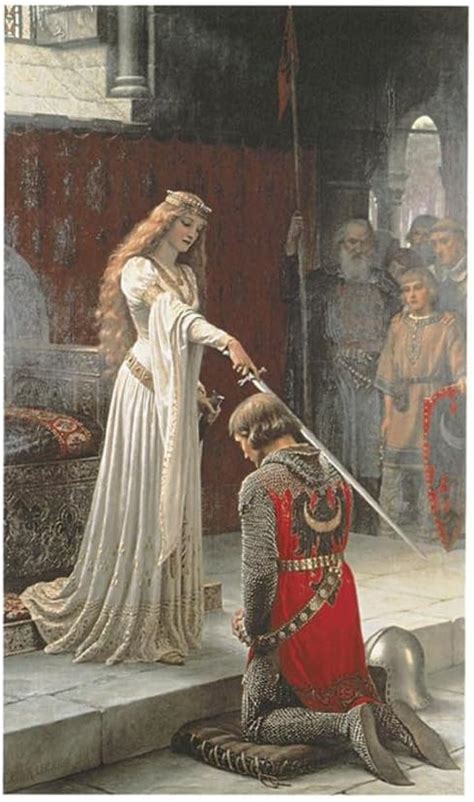 The Accolade Art Print Art Poster Print By Edmund Blair Leighton 11x14 Posters