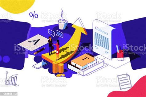 아이소메트릭 개념입니다 투자자는 아이디어 소셜 미디어 문서에에서 돈을 보유 하고있다 Iillustration는 새로운 시작의 개방에 대 한 창조적인 프로젝트의 회계