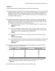 Econ Tutorial Docx Econ Introductory Microeconomics Tutorial P Tutorial
