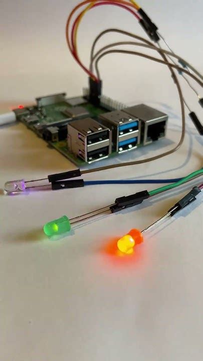 Leds Lighting With Raspberry Pi Python Gpiozero Youtube