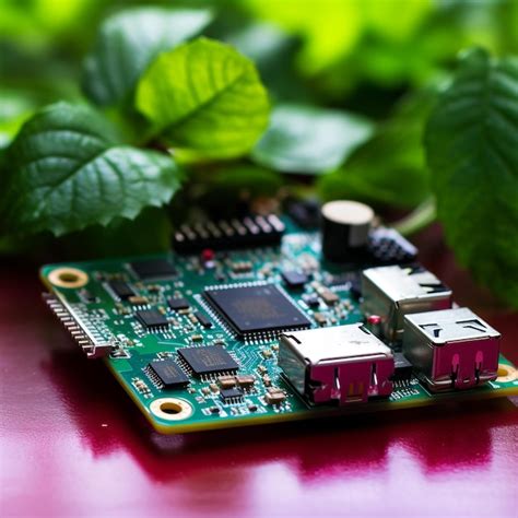 Microcontrolador Raspberry Pi Generado Con Herramienta Ai Foto Premium