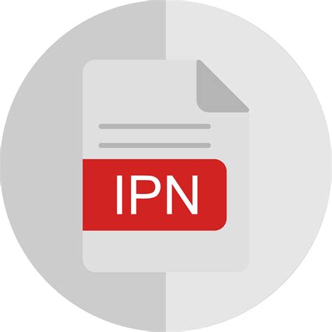 Ipn File Format Flat Scale Icon Design 43887256 Vector Art At Vecteezy