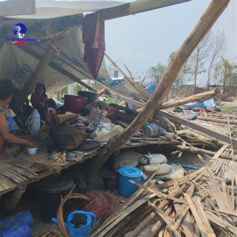 ရက္ခိုင်ဟိ မုန်တိုင်းသင့်စစ်ဖီးယှောင်များပြန်လည်ထူထောင် ရီး အခက်ကြုံနီ Arakan Princess Media