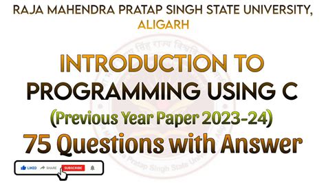Programming C Mcqc Program Mcqbca Mcqcprogramming Cprogrammingquestions Language Bca
