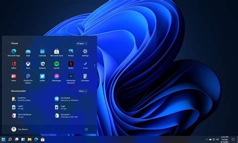 Windows 11 Une Nouvelle Interface Avec Un Menu Démarrer Centré Et Un écran De Widgets