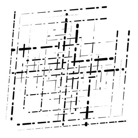 Grid Mesh Abstract Geometric Pattern Segmented Intersect Lines