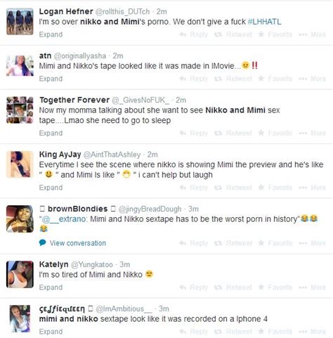 Love Hip Hop Fans Clown The MiMi Nikko Sextape On Twitter