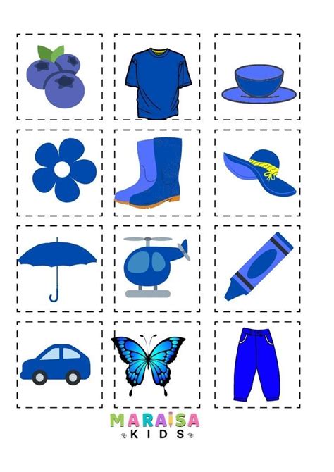 Pin De Krystel Roulrt En Creche Objetos De Color Azul Actividades De Color Azul Actividades