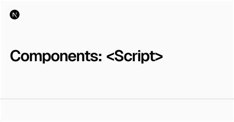 Components Nextjs