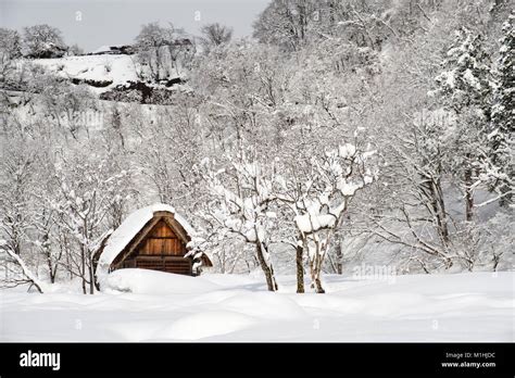 Villages Historiques De Shirakawa Go Et Gokayama Au Japon Lhiver à