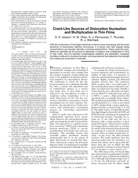 Pdf Crack Like Sources Of Dislocation Nucleation And Multiplication In Thin Films Dokumen Tips